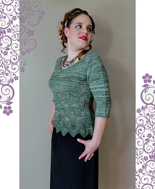 Ravelry: Astrid Blouse pattern by Alexis Di Gregorio