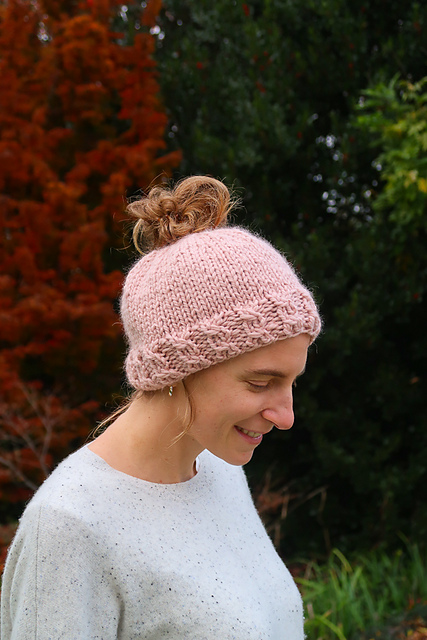 Ravelry: Cable Rib Hat pattern by Knitting with Chopsticks