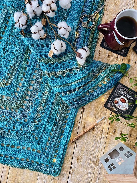 Ravelry: Harmony Shawl pattern by Kateryna Wiggins Crochet