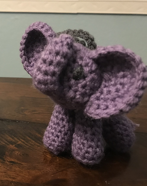 Ravelry: Elephant Christmas Ornament pattern by Kahlan Crochets