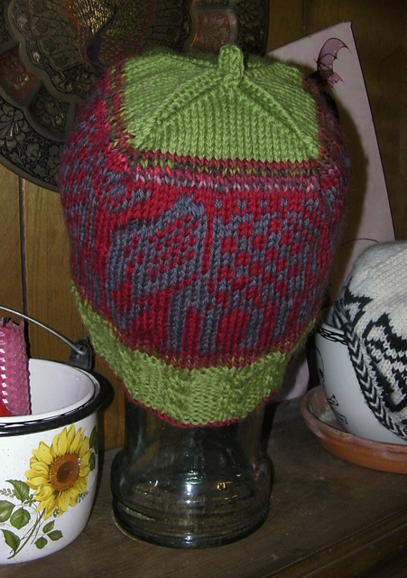 Ravelry: VickiWithNoE's Red Hot Chili Pepper Elephant Hat