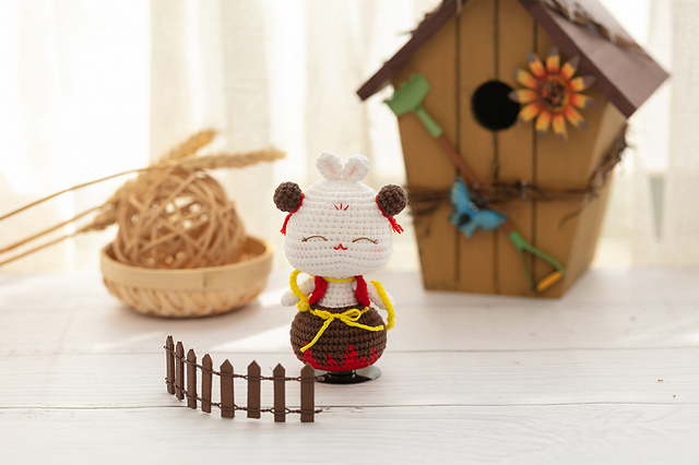 Ravelry: Miss Rabbit – Nezha pattern by Kaia Han