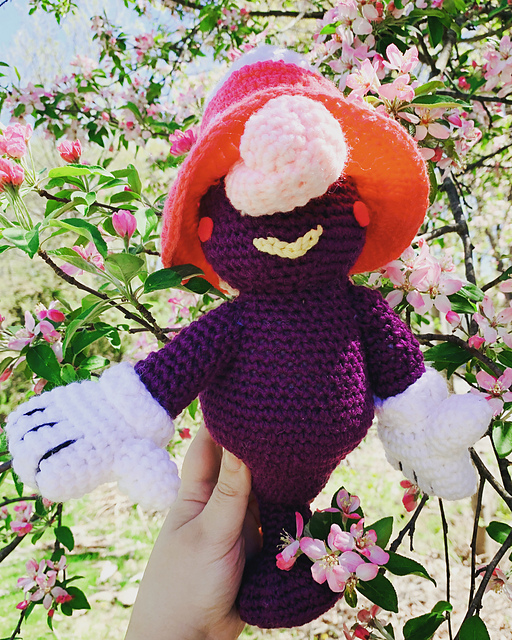 Ravelry: Vivian Paper Mario TTYD pattern by BobaGum