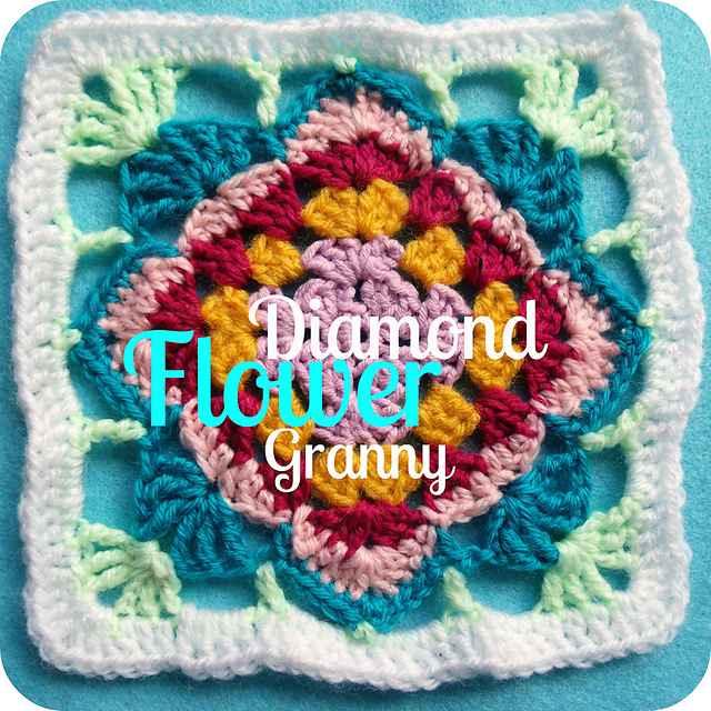 Ravelry: Diamond Flower Granny pattern by Lucia Förthmann