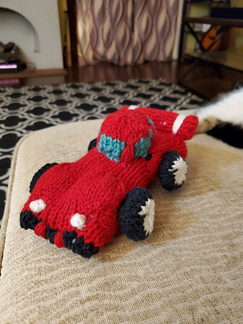 Ravelry: Knitted Sports Car Toy pattern by Ilana R. Marks
