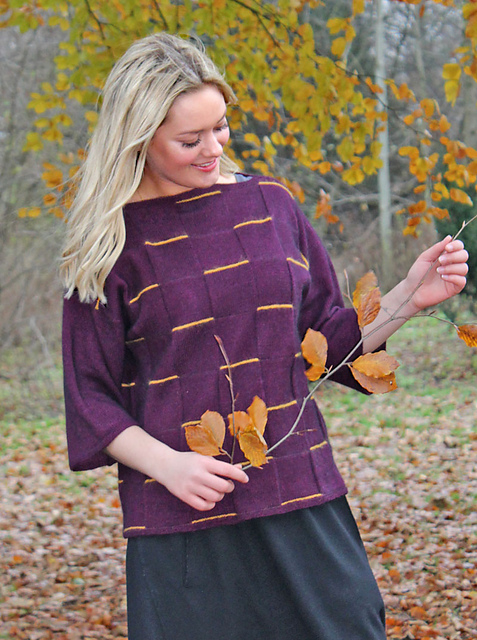 Ravelry: Blocks and signal stripes pattern by Karen Noe