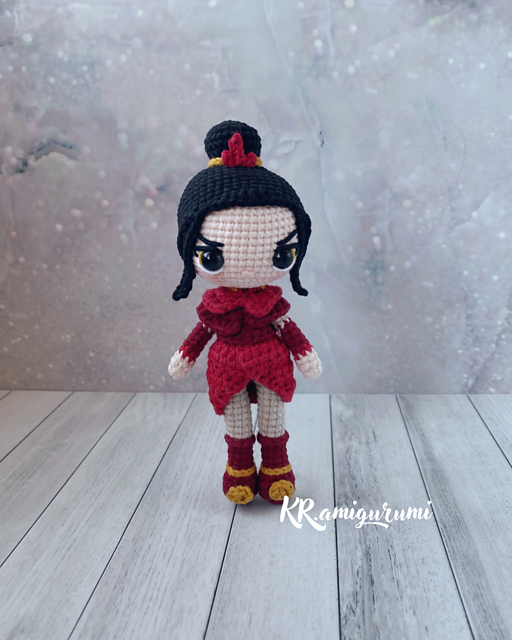 Ravelry: Azula amigurumi - avatar pattern by Karina Romero