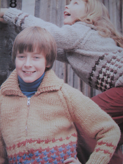 Ravelry: Pioneer Checkered Sweater pattern by Patons