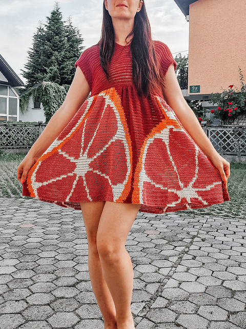 Ravelry: Citrus Dress pattern by Karmen Režek
