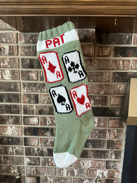 Ravelry: Playing Card Stocking pattern by Kathleen Horning
