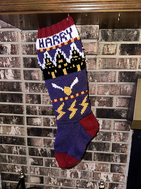 Ravelry: Harry Potter Stocking pattern by Kathleen Horning