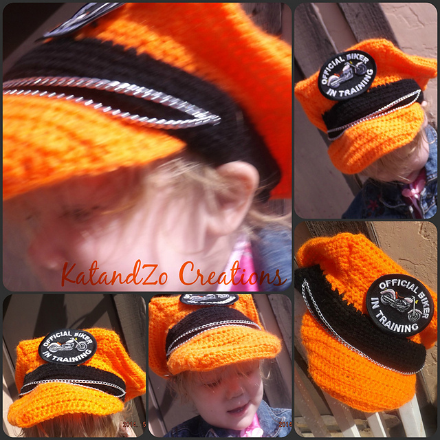 Ravelry: Vintage Biker Cap pattern by Katrina Brown