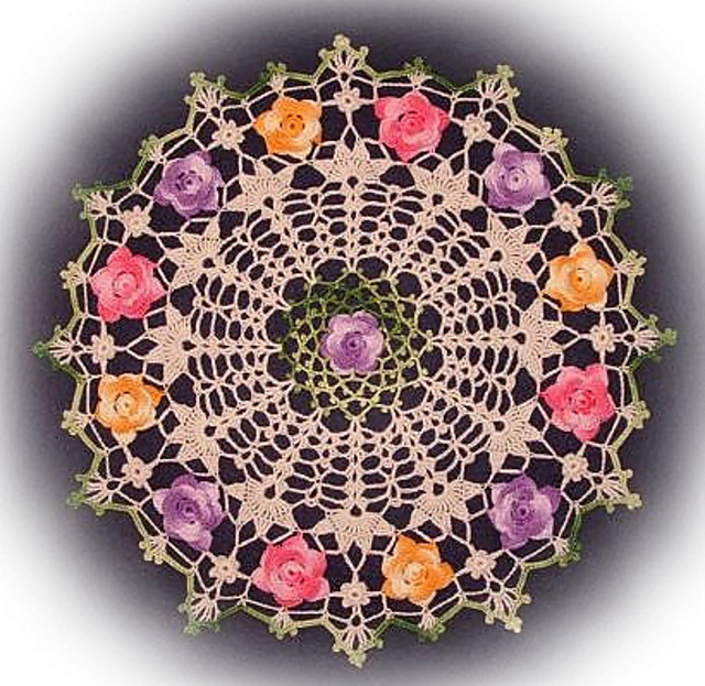 Ravelry: Rose Garden Doily pattern by Kathryn White