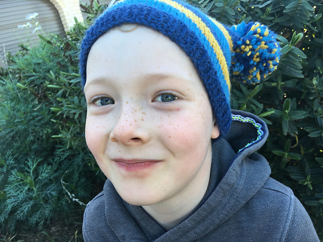 Ravelry: Boy Stripe Easy Beanie pattern by Kate Blakemore