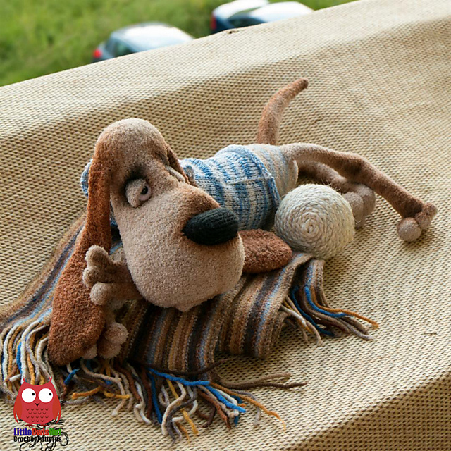 Ravelry: 178 Ludwig the Dog pattern by LittleOwlsHut