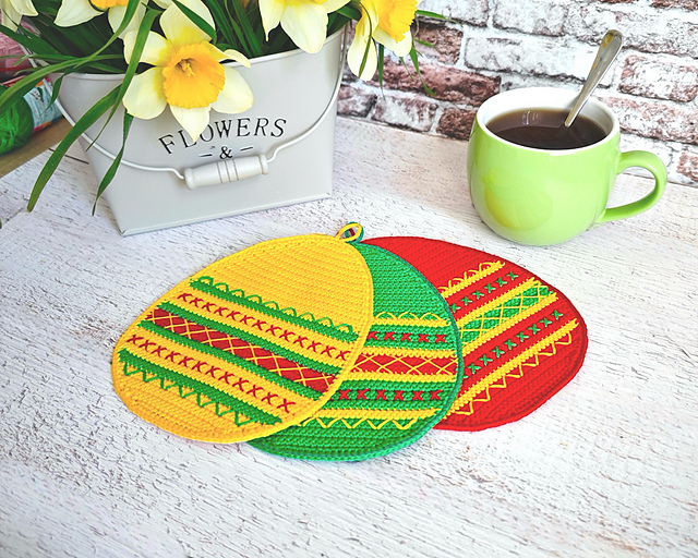 Ravelry: 340 Easter Egg decor pattern by LittleOwlsHut