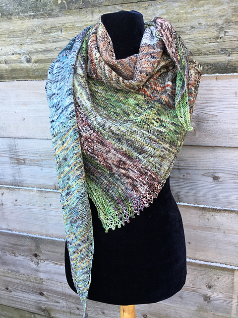 Ravelry: The Beginning Shawl pattern by Kate Whiting Designs