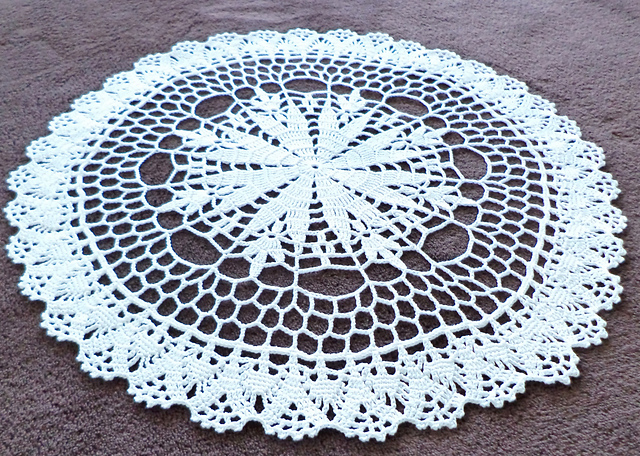 Ravelry: Spiked Star Doily pattern by Lucille LaFlamme