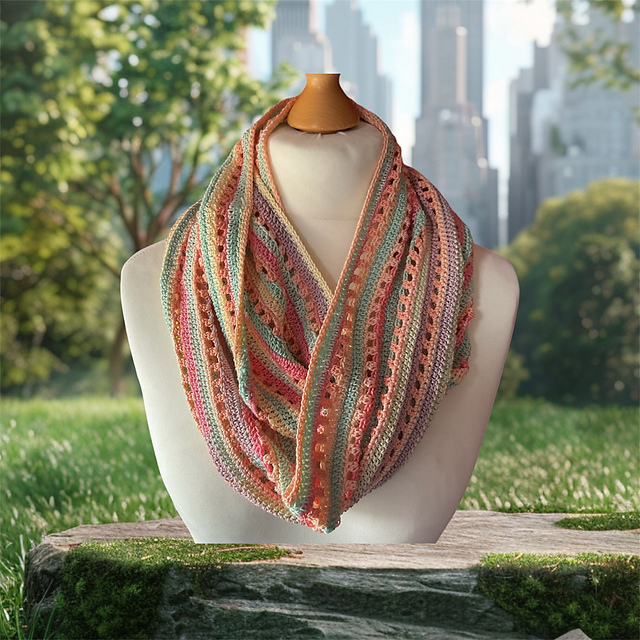 Ravelry: Plaza Mobius Cowl pattern by Kathryn Middleton