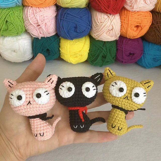 Ravelry: Amigurumi Cat pattern by Kathy Leung