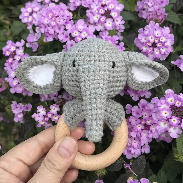 Ravelry: Baby Teether Elephant pattern by Kathy Leung