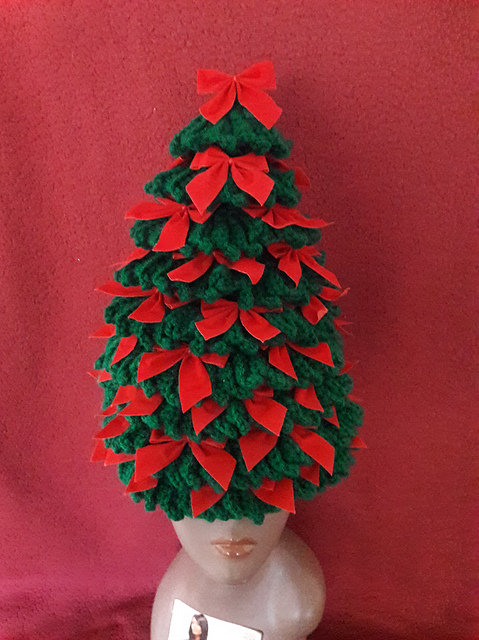 Ravelry: Fluffiest Christmas Tree Hat pattern by KatieAnne