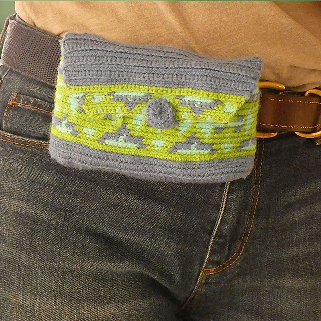 Ravelry: Crochet Bag Pattern – Celtic Cross Belt Bag pattern by Katie ...