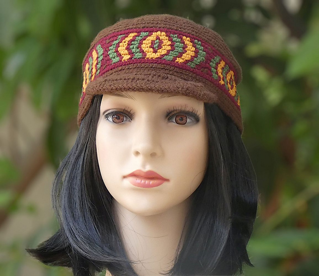 Ravelry: Chevron Hat pattern by Katie McCrochet