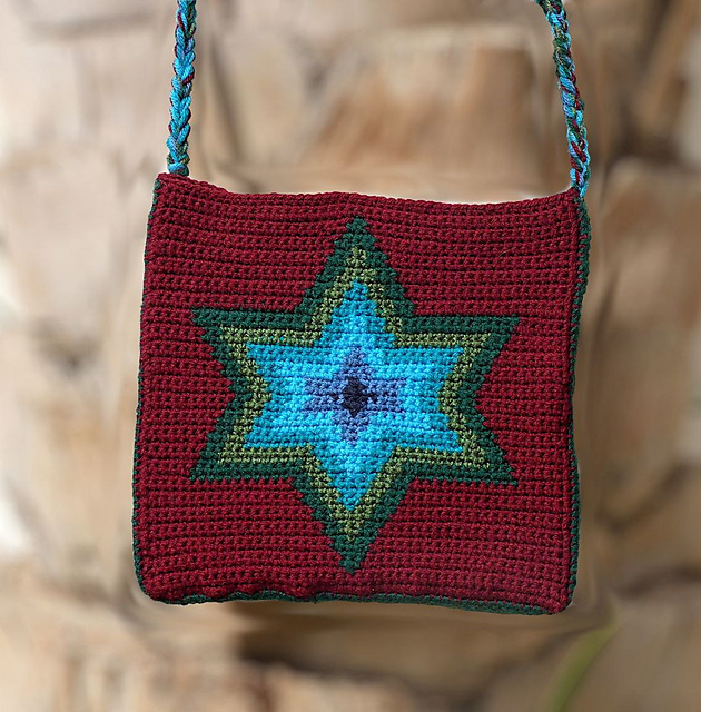Ravelry: Star Shoulder Bag - Graphgan Crochet Pattern pattern by Katie ...