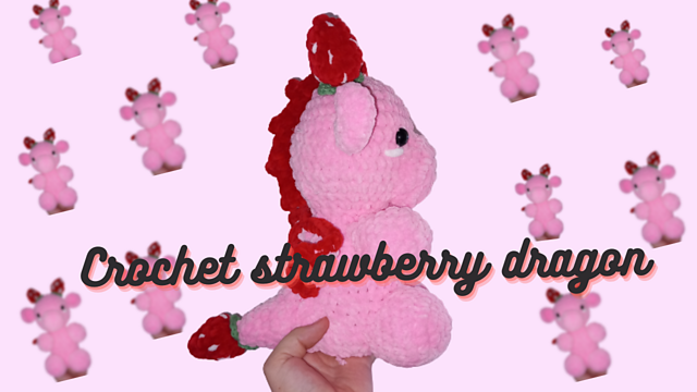 Ravelry: crochet strawberry dragon pattern by Etleva Llambris
