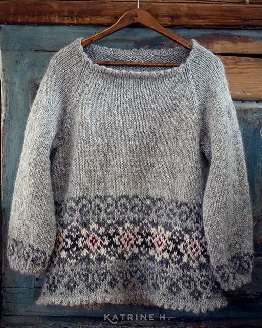 Ravelry: Mountain Rose Sweater pattern by Katrinine