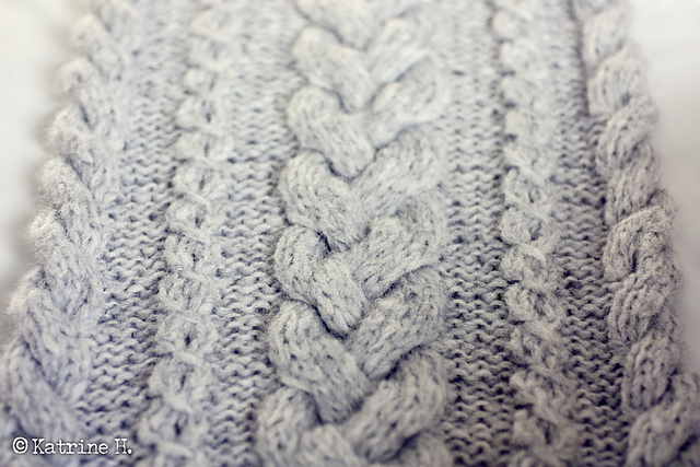 Ravelry: Braided Infinity Scarf pattern by Katrinine
