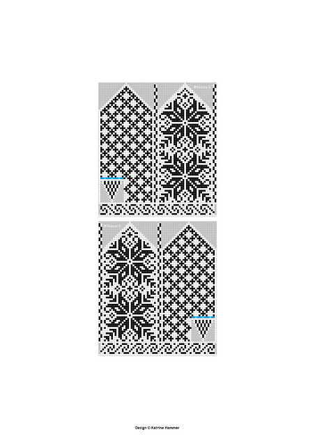 Ravelry: Norwegian Rose - Selbu mittens pattern by Katrinine