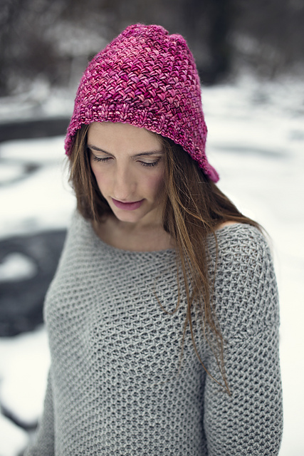 Ravelry: Pink Bonnet Hat pattern by Katrinine