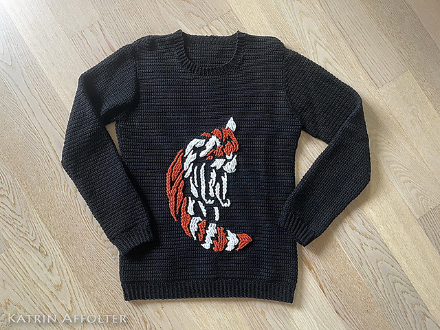 Ravelry: Roter Panda Pullover / Red Panda Sweater pattern by Katrin ...