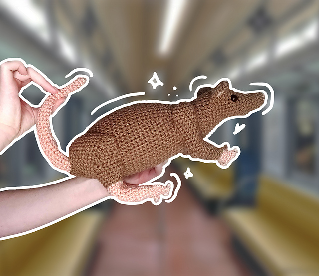 Ravelry: Giant Subway Rat pattern by Katya McGuane