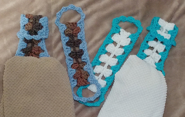 Ravelry: The Magic Granny Towel Holder pattern by Kay Cameron