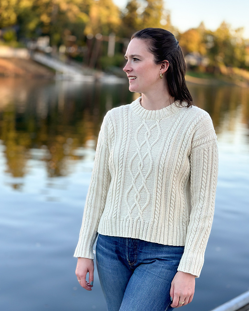 Ravelry: Tryon Creek Pullover pattern by Kay Hopkins