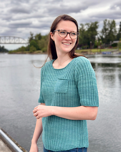 Ravelry: Classic Ribbed Tee pattern by Kay Hopkins