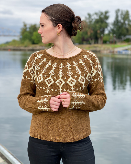 Ravelry: Frozen Lake pattern by Kay Hopkins