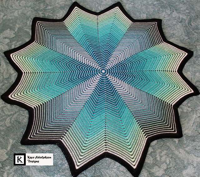 Ravelry: Four Leaf Clover Blanket pattern by Kaye Adolphson