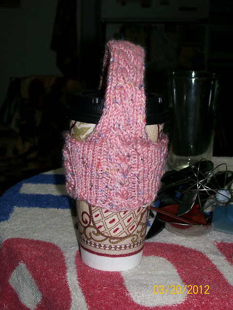 Ravelry: Coffee Shop ToGo Cozy pattern by Kaye Baker