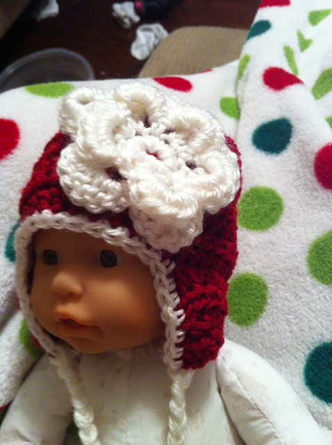 Ravelry: 2 Layer Flower Appliqué pattern by Kayla Surber