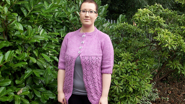 Ravelry: Tulip Cardigan pattern by Karen Burnett