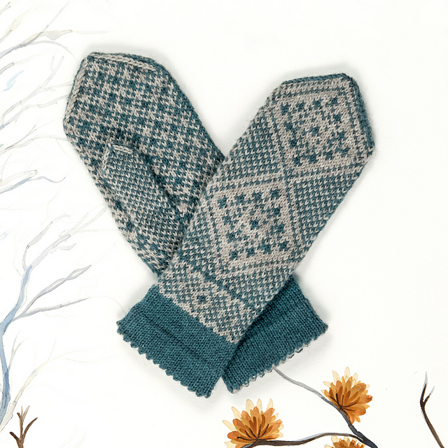 Ravelry: January Mitten pattern by Courtney Kelley