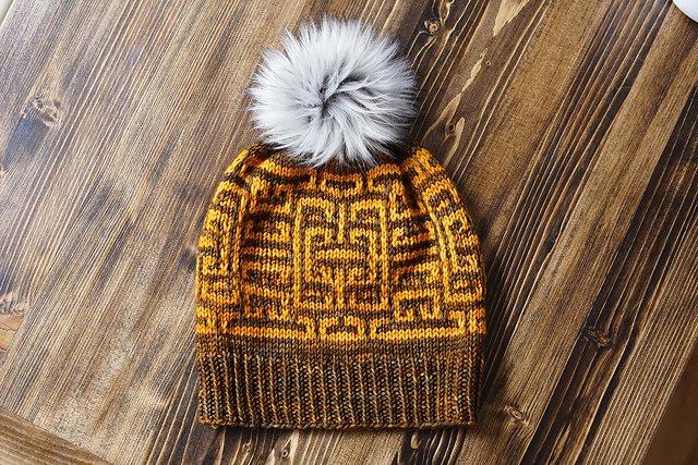 Ravelry: Aztec Maze Hat pattern by Kelli Small