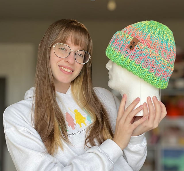 Ravelry: PassioKnit Chunky Knit Beanie pattern by Kelsie Beckham