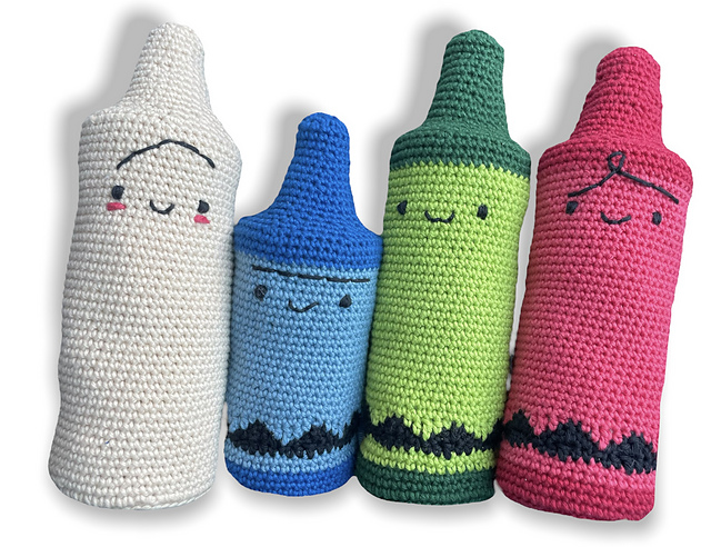 Ravelry: Crayon Buddies pattern by Kelsey Emerson