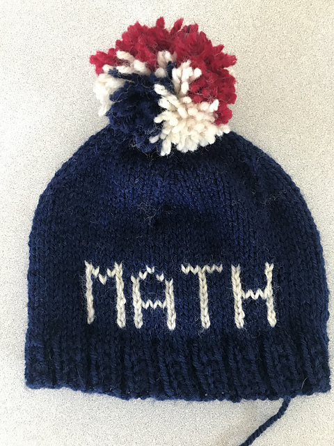 Ravelry: MATH Hat for the YANGGANG pattern by Kiki Fylling