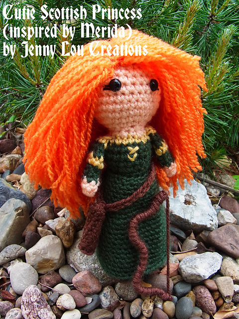 Ravelry: Cutie Scotish Princess (inspired by Merida from Brave) pattern ...